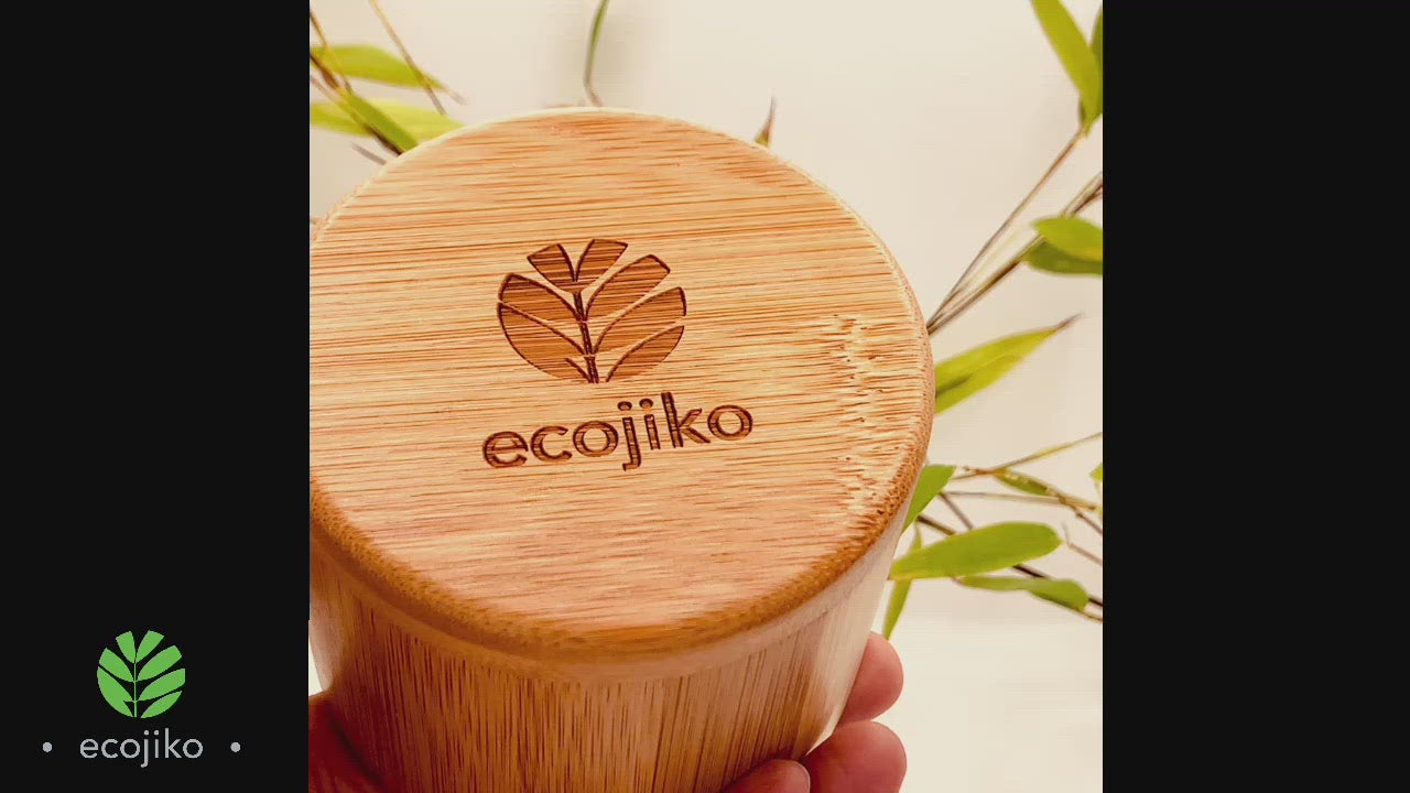 Salt & Spice Pot | Sustainable Natural Wooden Bamboo Kitchen Food Cont ...